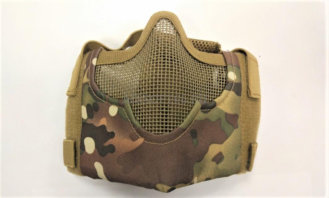 Маска на нижнюю часть лица ткань+сетка V2 MC | цена, характеристики ...