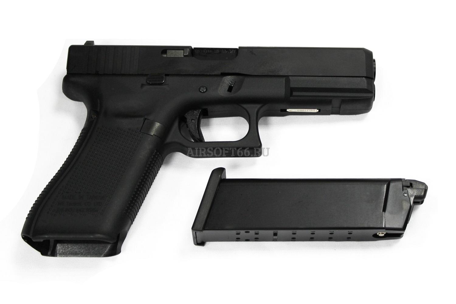 Страйкбольный пистолет WE GLOCK-17 Gen.5 Black WE-G001VB-BK | цена ...