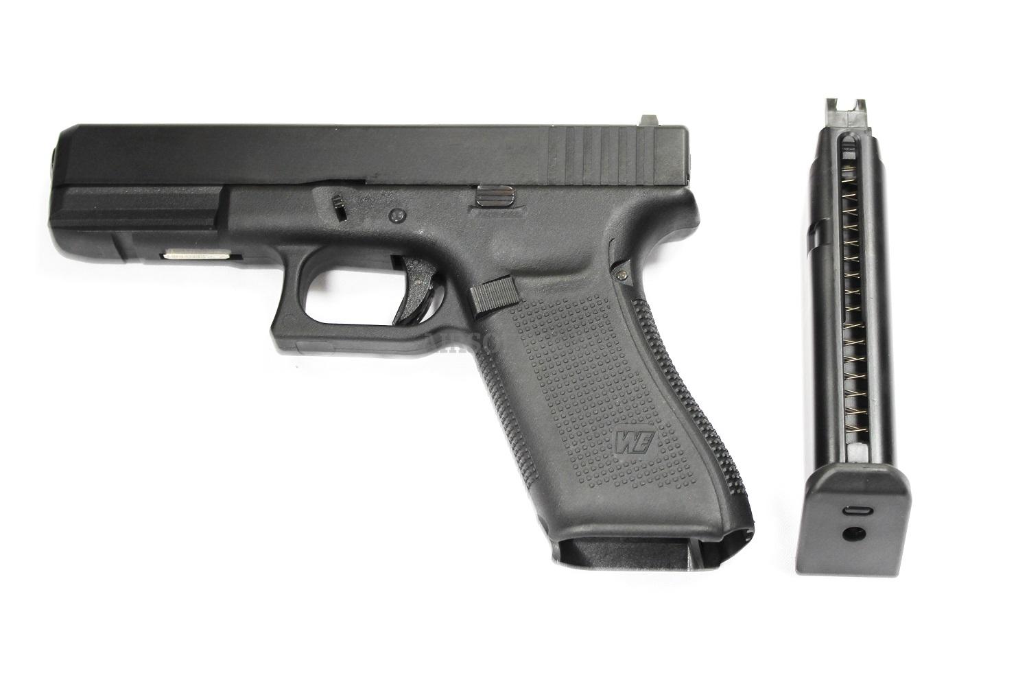 Страйкбольный пистолет WE GLOCK-17 Gen.5 Black WE-G001VB-BK | цена ...